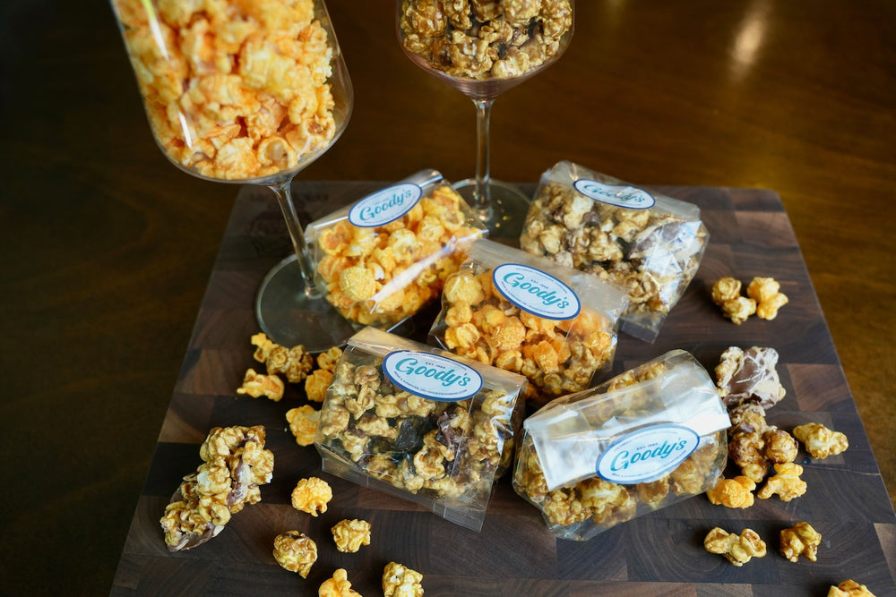 5 Flavors Popcorn Flight – GoodysofBend.com